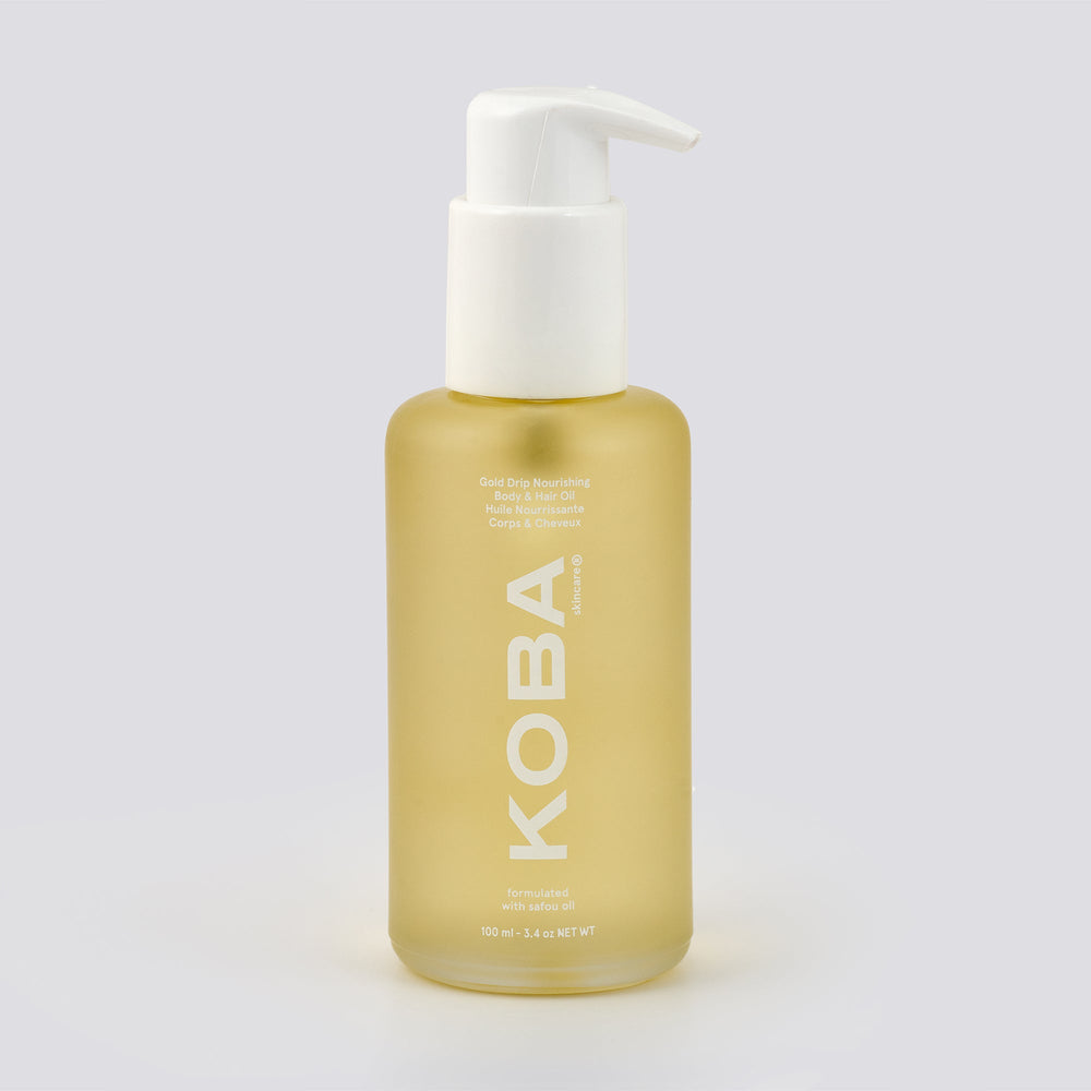 Natural Moisturizing Body & Hair Oil - Gold Drip - KOBA skincare