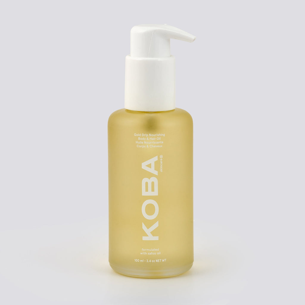 Natural Moisturizing Body & Hair Oil - Gold Drip - KOBA skincare